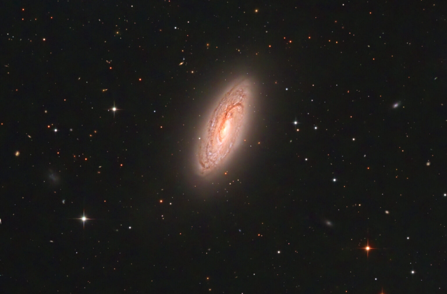 NGC 5033和它的星系朋友们 – 夜空中国